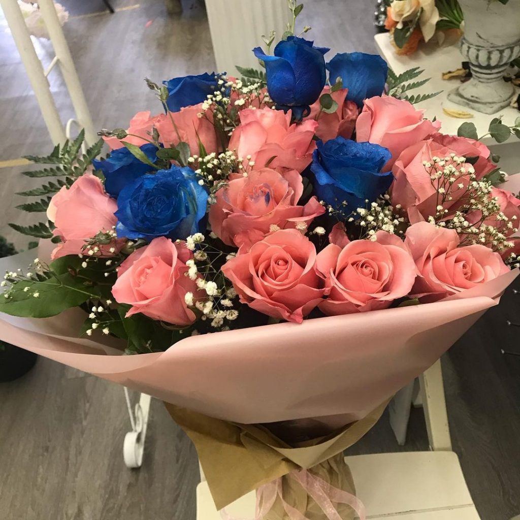 Blue and Pink Heaven - Beautiful Roses