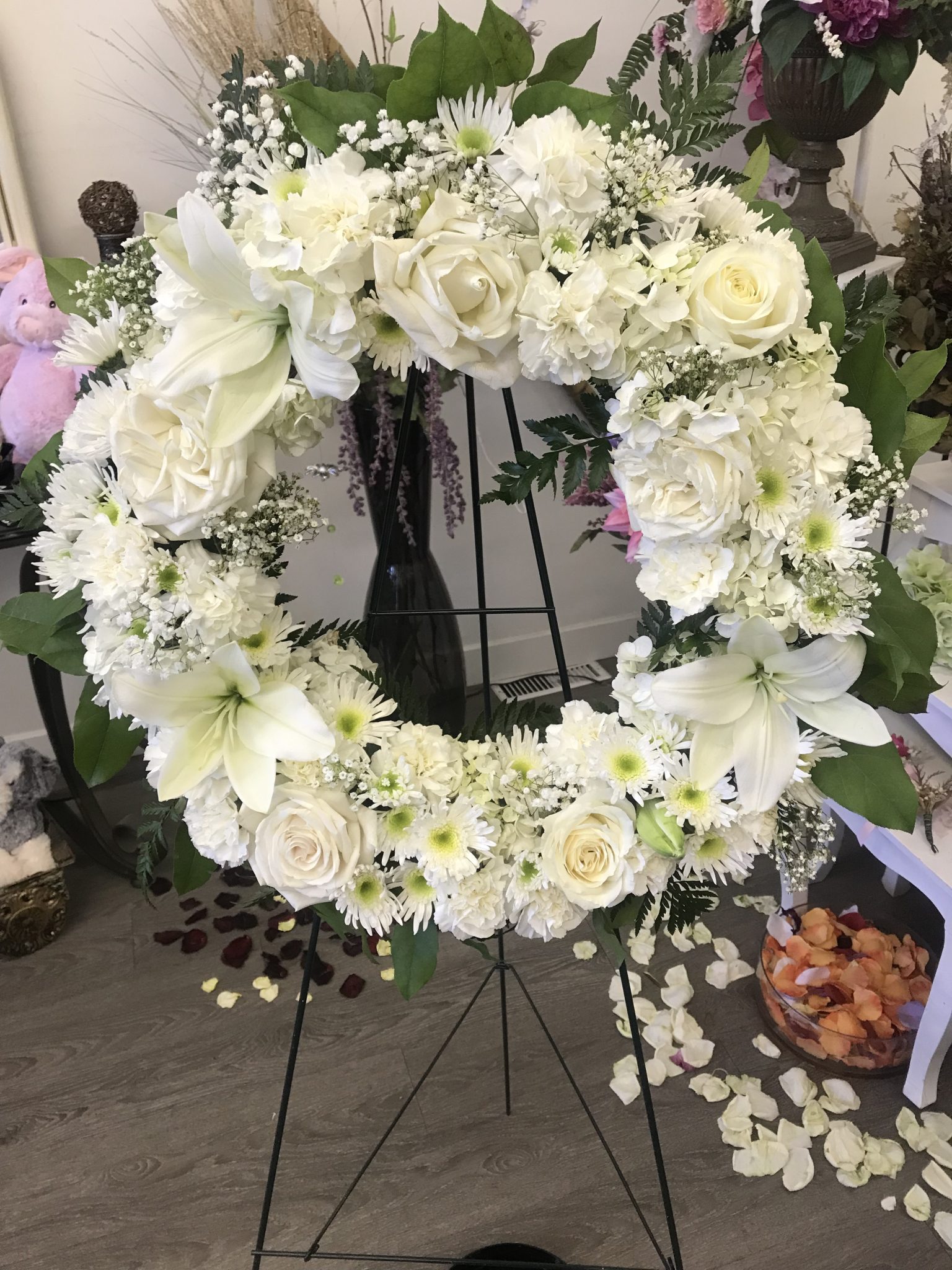 Sympathy Wreath - Beautiful Roses